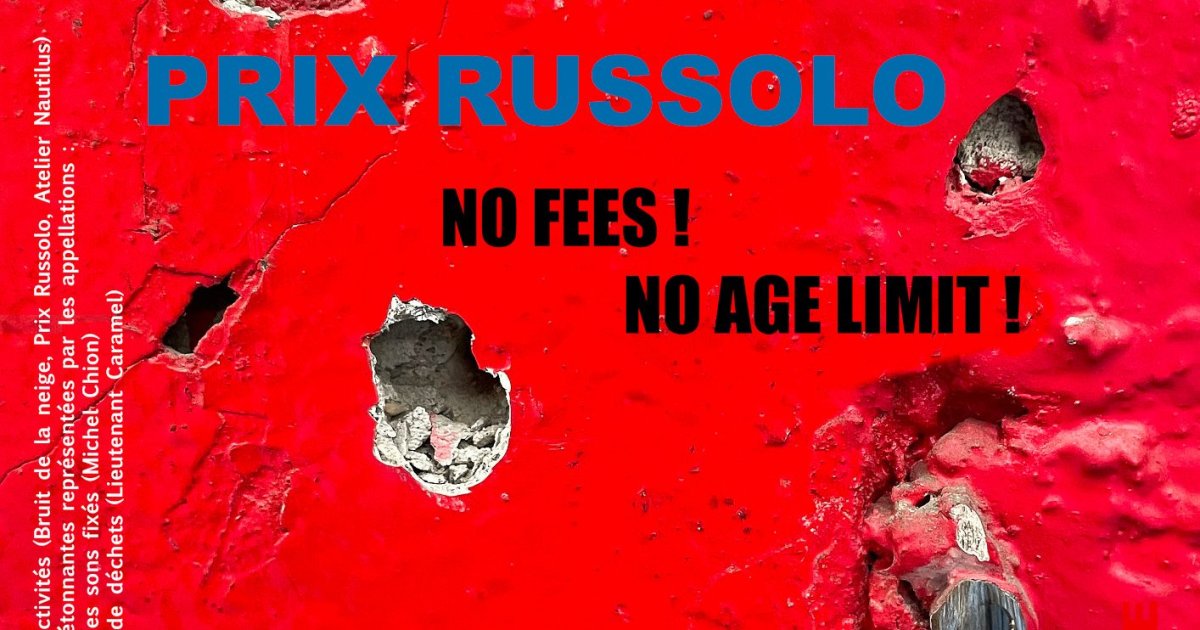 Call to participate - Luigi Russolo